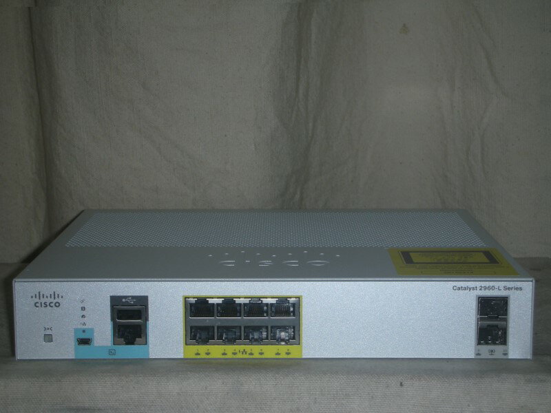 ◆商品情報◆ 商品名/型番 Cisco Catalyst 2960-L [WS-C2960L-8PS-LL V01] スペック ・工場出荷時設定 ・機器情報は次の通り Switch>enSwitch#sh verCisco IOS S...