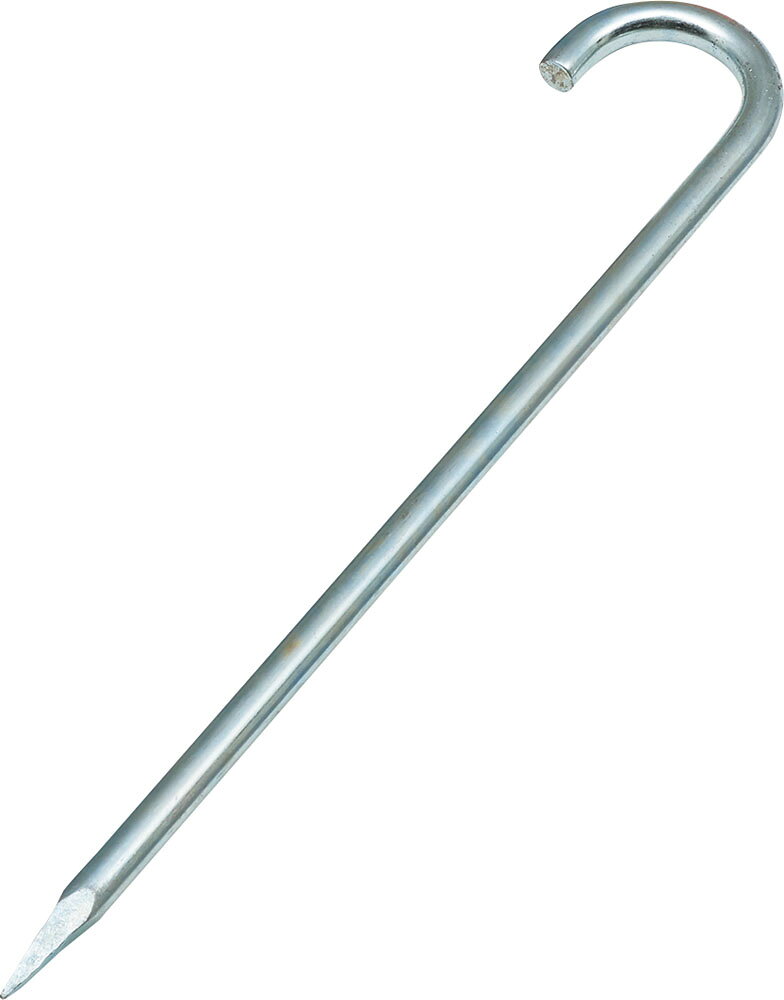 商品本体サイズ：16mm×50cm×内寸6cm商品重量：880gサッカーゴール、ハンドボールゴール等の転倒防止用。日本学校体育 器具 施設 グランド 球技 サッカー フットサル ハンドボール バスケット ゴール シェルター 固定杭 転倒防止クイ