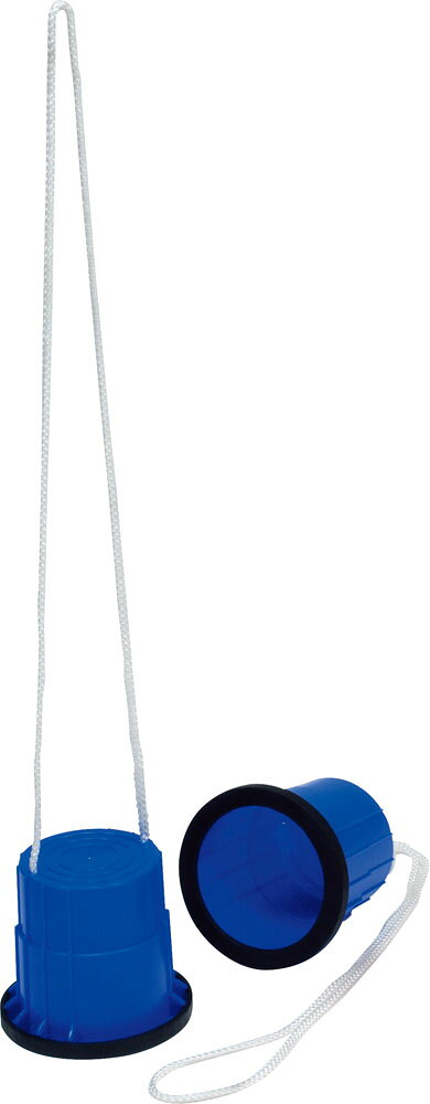 商品本体サイズ：上部直径10×下部直径14×高さ12.5cm、ヒモ長さ約120cm商品重量：250g/組保育・幼児・小学校低学年向き。遊びながらバランス感覚を身につけよう。本体/PP、下部ゴム/TPR台湾下部ゴム付体重制限50kg学校体育 ...