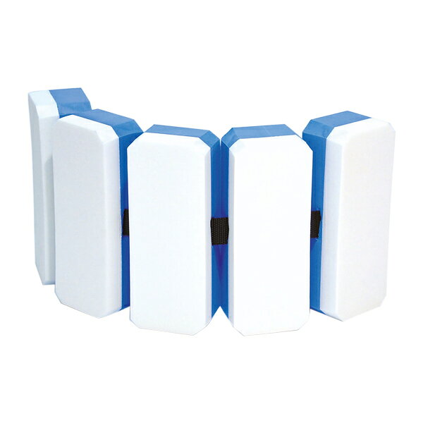商品本体サイズ：18.5×7×5cm×5連商品重量：130gバックル仕様なので、着脱も簡単です。EVA30倍発泡、ベルト/ナイロン、バックル/樹脂台湾浮力約3kg学校体育 器具 プール 水泳 部活 スイミング チーム スクール 浮輪