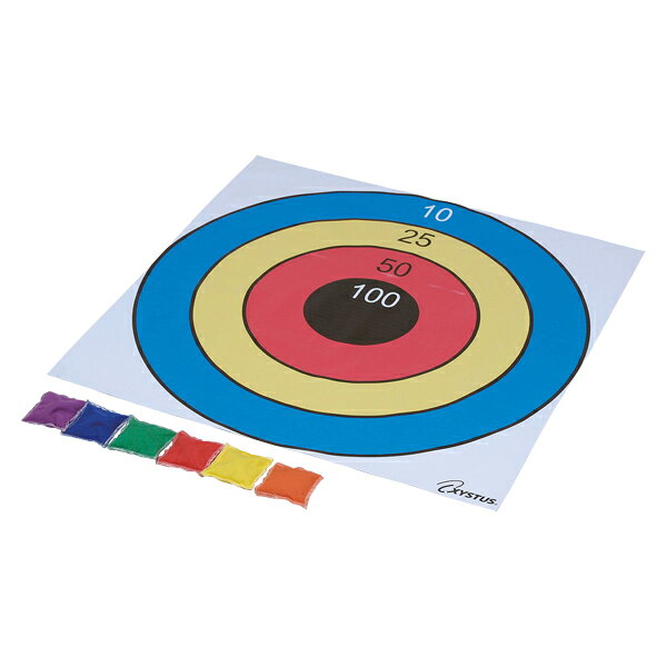 商品本体サイズ：シート/90×90cm、ビーンズバッグ/9×9.5cm商品重量：シート:約350g、ビーンズバッグ:約50g/ヶシートを敷くだけで本格的ターゲットゲーム。準備・片付け・収納が短時間で可能です。シート/ターポリン、ビーンズバッ...