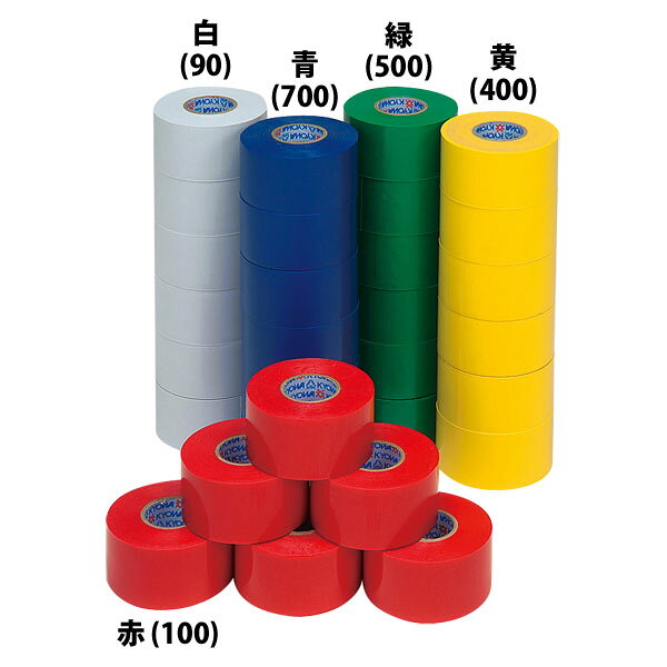 商品本体サイズ：長さ20m×幅4cm、厚さ0.2mm商品重量：1086g/組主にバドミントンコート用の幅4cmのラインテープ。簡易的な目印、反復横跳のラインにも活用ください。長さ20mの単色6巻組。塩化ビニール台湾エバニュー EVERNEW...