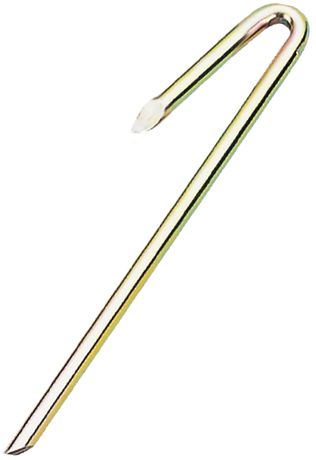 商品本体サイズ：直径0.6cm×長さ15.5cm(折り返し部4.4cm)商品重量：40g/本6mm径のロープマーカー用の釘で、フック部分が4.4cmと深くなっているため、より外れにくくしています。スチール(ユニクロメッキ)日本ロープマーカー...