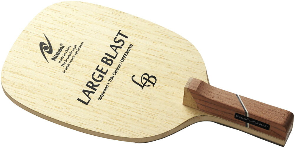商品本体サイズ：ブレード:P/角162×131mm、板厚:6.7mm商品重量：重量:約82g軽めの合板に極薄カーボンを搭載。軽量で振りやすく、小気味の良いスマッシュ連打や切り替えしがやり易いラケットです。また厚めの板厚+極薄カーボンでスピー...