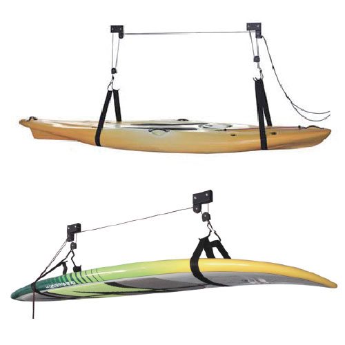 【O&E HOIST CEILING RAX】・1-2本のボードを収納可能・SUP/ロングボード対応・耐久性の高い滑車方式採用・高さ調節可能・積載重量40kgまで 【OCEAN&EARTH BOARD STRAGE】O&E のボードストレー...