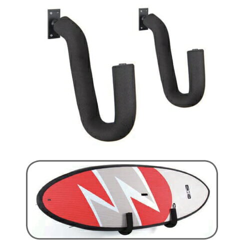 【O&E SUP/LONGBOARD WALL RACK】・ロングボードやSUPなど大型ボードを展示可能・SUPを横置き1本、縦置き2本収納対応・角度があるのでインテリアにマッチしやすい・バー幅を調整することで、ほとんどのボードを設置可能・...