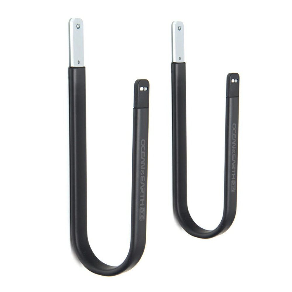 【O&E WALL/VAN SURFBOARD RACK】・サーフボード一枚用・L字型壁掛け用のボードラック・オブジェにも使えるティスプレイラック・間柱などに固定するタイプ・サーフボードの長さに合わせてラック位置を設定可能・強靭なアルミベー...