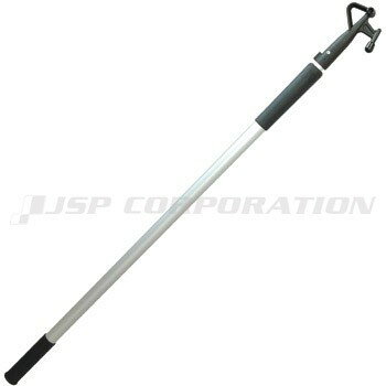 ■材質：アルミ製■クリップサイズ：30φ●1.2m〜2.0mの間で無段階に長さ調整・ロック可能。●フックの形状が異なる場合があります。