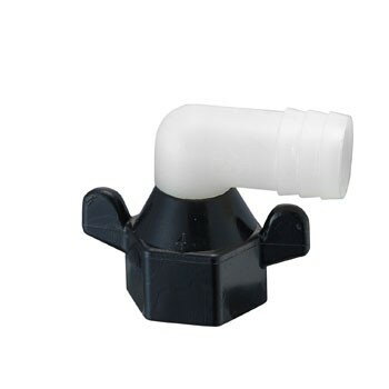 ■ホース径：5/8インチ(16mm)■ネジサイズ：1/2インチ(F)NPT■型：エルボー●取付ネジ部は、全て同一サイズ1/2"メスネジ(FNPT)です。●材質：ポリプロピレン●Shurflo・Jabscoのポンプに取付ける場合はシールテープ...