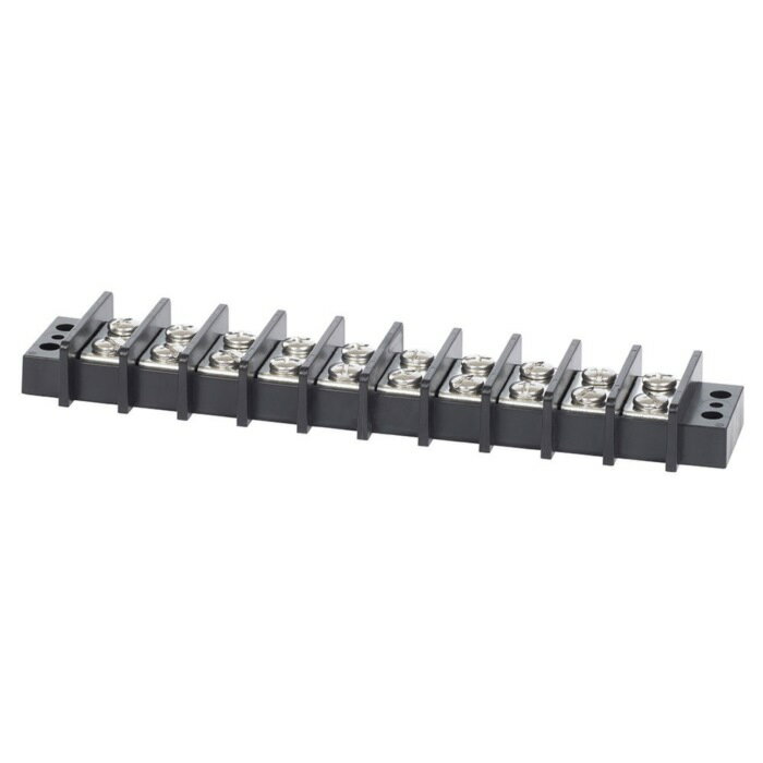 ■最大電圧：600V(65A)■サイズ：幅46×長さ204mm■ターミナルスクリュー：#10■材質：ニッケルメッキされたブラス、ナイロン台座