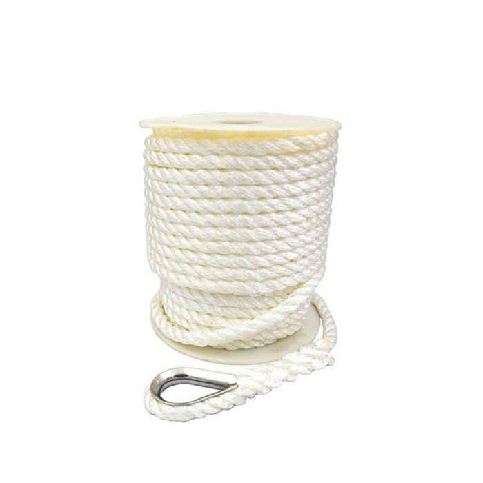 ■破断強度：2,540kg●酸・アルカリ・海水などに強く、耐久性にも優れています。●摩擦にも非常に強く、強度も優れています。●吸水性があり、比重が1.38と高く、水に沈む特性を持っています。●日本製