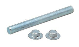 ■亜鉛メッキ仕上げ■キールローラー用の、スチール（鉄）シャフトです。スチール製のエンドキャップ2個付属。■エンドキャップをシャフトに一度取り付けると、外す事はできません。■寸法：全長235x直径16mm、推奨ローラー全長：194mm