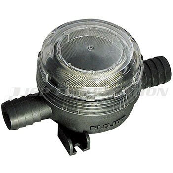 ■3/4インチ(19mm)　■サイズ：L121×W71×H58mm●ギャレーポンプには必需品の配管に組み込むインラインタイプのポンプガードストレーナー。●細かいステンレスメッシュ(#40)は、ゴミや異物の侵入を防ぎ、ポンプを故障から守ります...