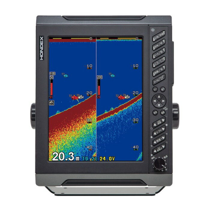 ＜基本＞■画面：10.4型カラー液晶(640×480ドット)■表示画面：横型/縦型/横逆/縦逆(アンテナ内蔵時は横型のみ)■電源：DC11〜30V■消費電力：約20W 約1.6A/12V■サイズ：横置 W297×D127×H249mm、縦置...