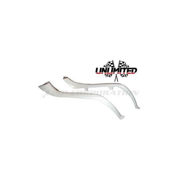 ●ステンレス製バフ鏡面仕上げは高級感を与えます。●純正から交換することで、ボディーアクセントになります。●ボルトネジ2本で簡単に取付可能です。