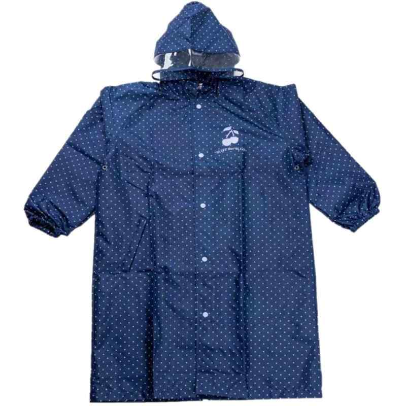 小川(Ogawa) キッズレインコート 子供 女の子 OLIVEdesOLIVE ランドセル リュックの上から着れる 調整タック付 収納袋付