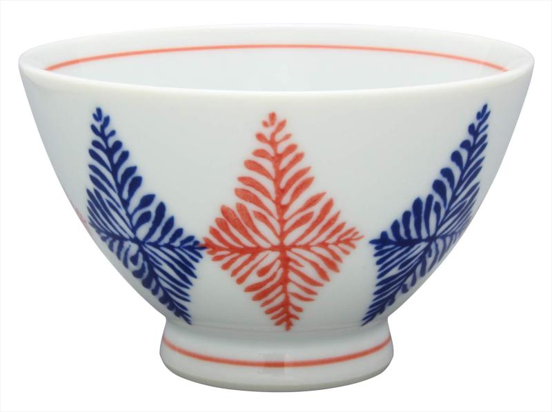波佐見焼 飯碗 小 花菱紋サイズ:約直径11.1×高さ6.8cm素材:磁器生産国:日本