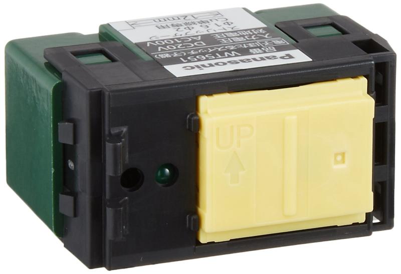パナソニック(Panasonic) コスモシリーズワイド21 埋込電子ほたるスイッチ 子器 WT5651●子器のみの使用はできません<br>●親器操作時と同じ動作を行います(子器でも遅れ消灯可能)<br>●電子スイッ...