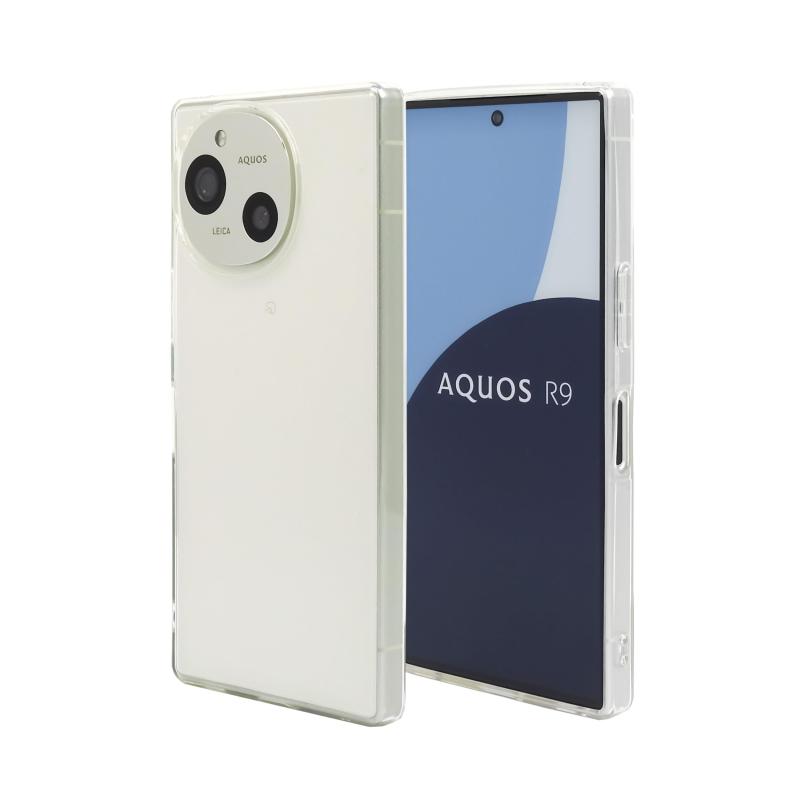 Provare AQUOS R9 SH-51E A401SH SH-M28 用 ケース 透明 シリコン 耐衝撃 軽量 カバー ストラップホール【対応機種】AQUOS R9 SH-51E A401SH SH-M28【カラー/ 素材】クリア/ ...