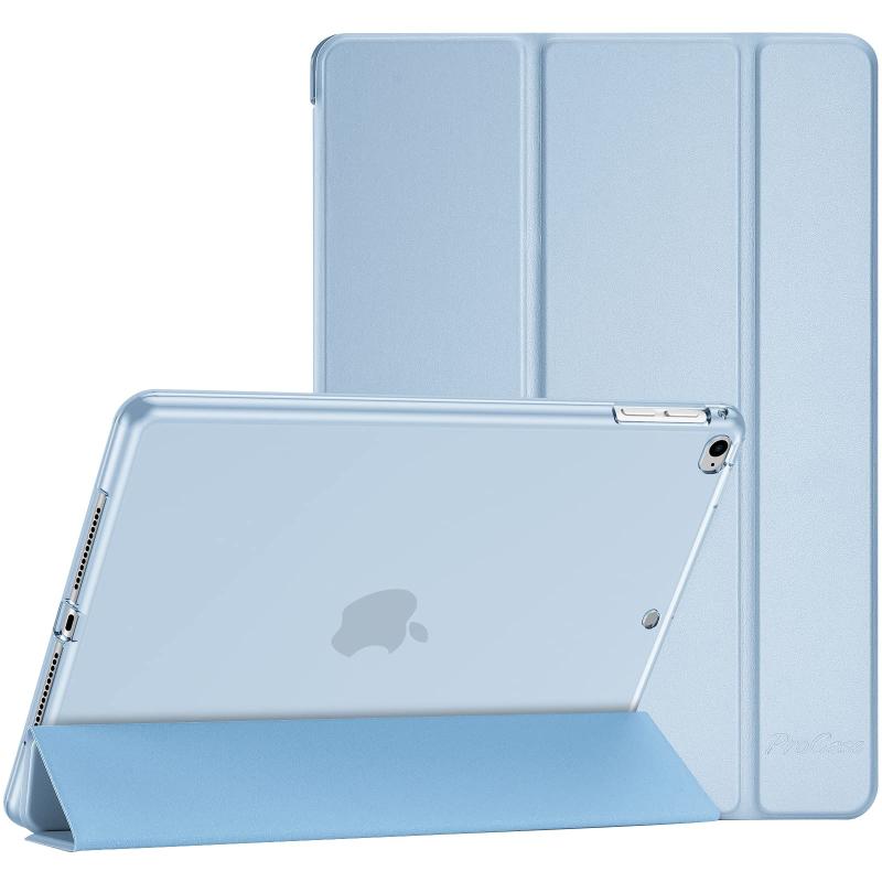 ProCase iPad 9.7 ケース、iPad 6世代 2018/ 5世代 2017, iPad Air 2 1 保護カバー, 3つ折り スマートケース TPUバックカバー スタンド機能🍬【適用端末】Apple iPad...