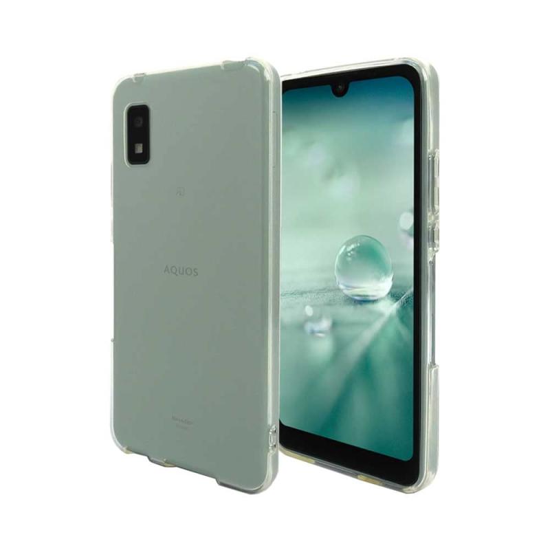 AQUOS wish2 SH-51C SHG08 / wish SHG06 用 アクオス ウィッシュ スマホケース クリア カバー 耐衝撃 薄型 耐熱性 シンプル 高光沢 軽量 ソフト ラバーケース ストラップホール付 【Provare】【...