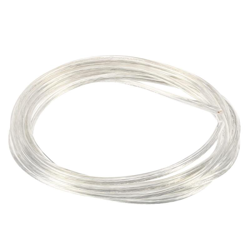 YOKIVE PVC被覆線 18AWG 2コア付き電気コード DIY 照明プロジェクト用 ホーム パーティ 日常使用 クリア 3.0 m√多目的 - この電気ケーブルは、主に電球、ペンダントライト、扇風機、その他の家電製品、ボードLEDラン...