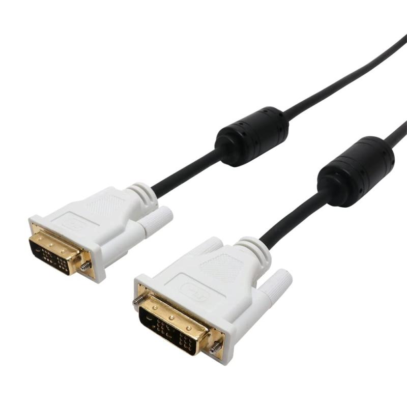 DVI搭載のPCとディスプレイを接続するケーブル1m VDI-S10/BK ミヨシコネクタ ：DVI-D 18+1ピン（オス）- DVI-D 18+1ピン（オス）（シングルリンク対応）ケーブル径： 直径約6mm対応解像度： Full HD（...