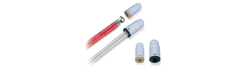 オーム電機(OHM ELECTRIC) 丸端子ねじ止め用絶縁キャップ OA-QCM10●最大適合電線径：φ13×2本●AC/DC：600V