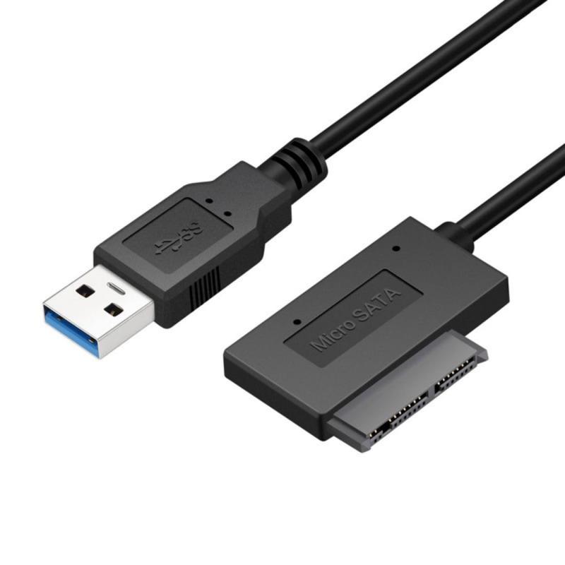 chenyang スリムライン SATA 13ピン - USB 3.0アダプターケーブル ノートパソコン CD/DVD ROM 光学ドライブ データ転送 外部コンバーター