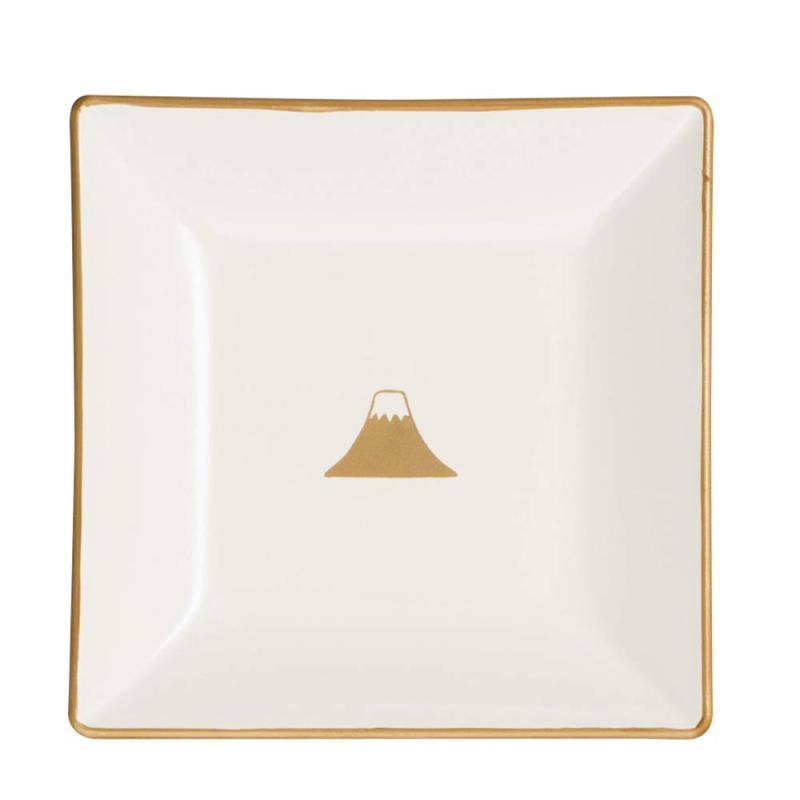宮本産業 小皿 ホワイト 約9.6×9.6×1.7cm 角小皿 富士山本体サイズ:約9.6×9.6×1.7cm素材・材質:PET樹脂とABS樹脂BS樹脂の合成品原産国:日本電子レンジ対応:可食洗機対応:可