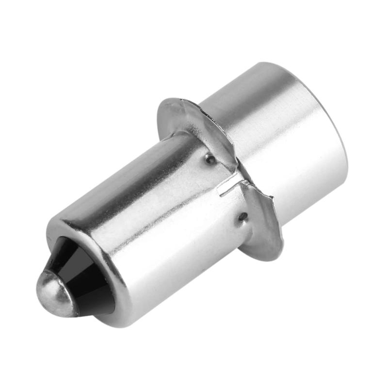 Walfront LED懐中電灯交換用電球 通用 交換用 電球 LEDトーチ電球 P13.5S 3W 高輝度 23 X 9mm 低エネルギー消費 懐中電灯 金属球根 取り付けが簡単 トーチランプ緊急作業灯 (ピュアホワイト6000k)【幅広...