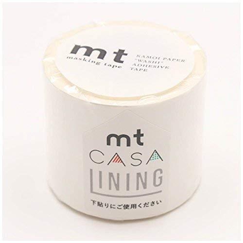カモ井加工紙(Kamoi Kakoshi) mt CASA LINING 50mm MTCALI01 ホワイト 50mm×20m (下貼り用)