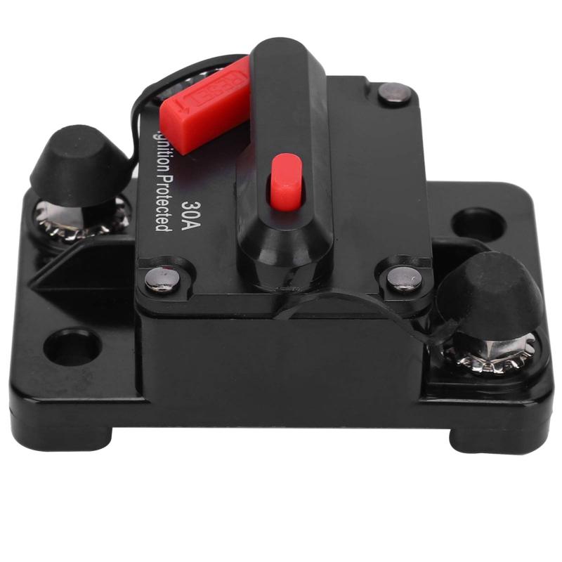 Walfront HT-601サーキットブレーカ ヒューズホルダーオートリセットヒューズホルダー銅防水ヒューズホルダーヒューズホルダーオートリセットDC12‑42V✅【実用的かつ有用】：ヒューズホルダーは自動検出と手動回復をサポートし、実用...