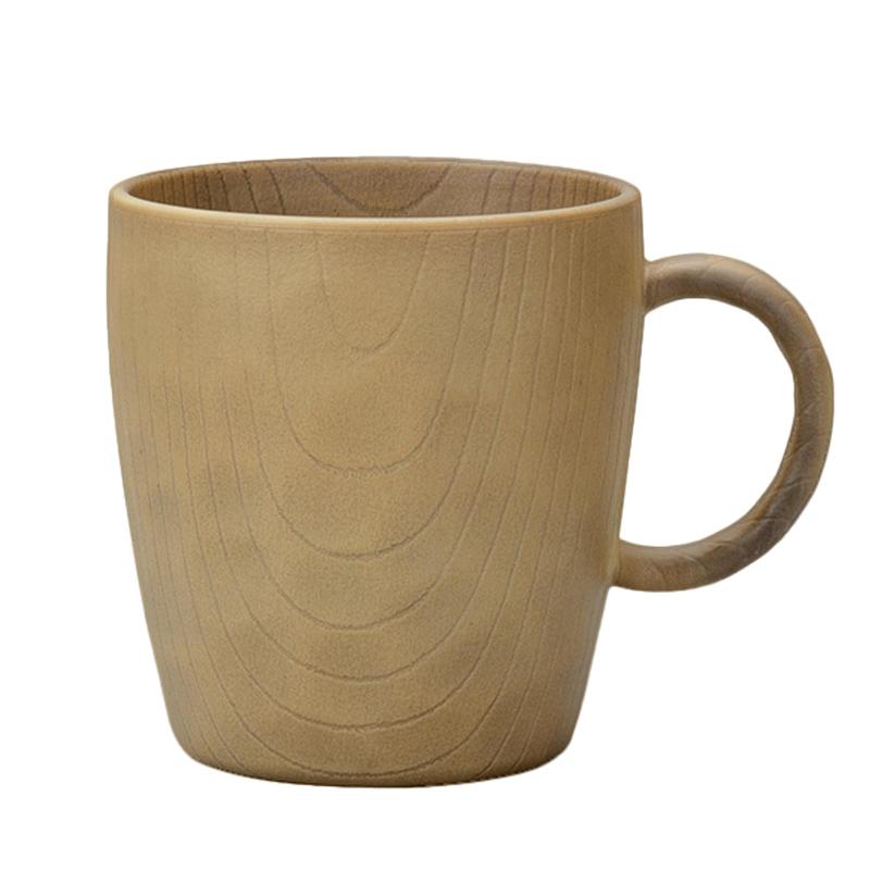 宮本産業 WOODY CRAFT マグカップ 約260ml 日本製 レンジ対応 食洗機対応