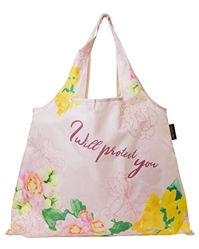 プレーリードッグ ChouchouFleur 2way shopping bag (抗菌加工) 抗菌 防臭 コンパクト 下げ札つき 花柄 撥水加工 洗濯OK