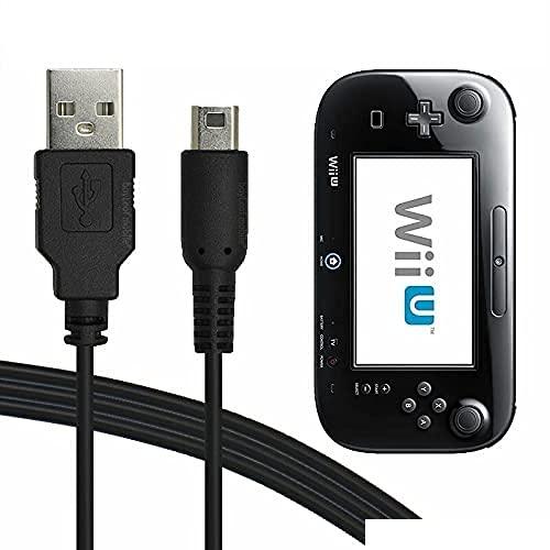BabbleCom Wii U 対応 GamePad用 充電ケーブル ゲームパッド 急速充電 高耐久 断線防止 USBケーブル 充電器 1.2mなし