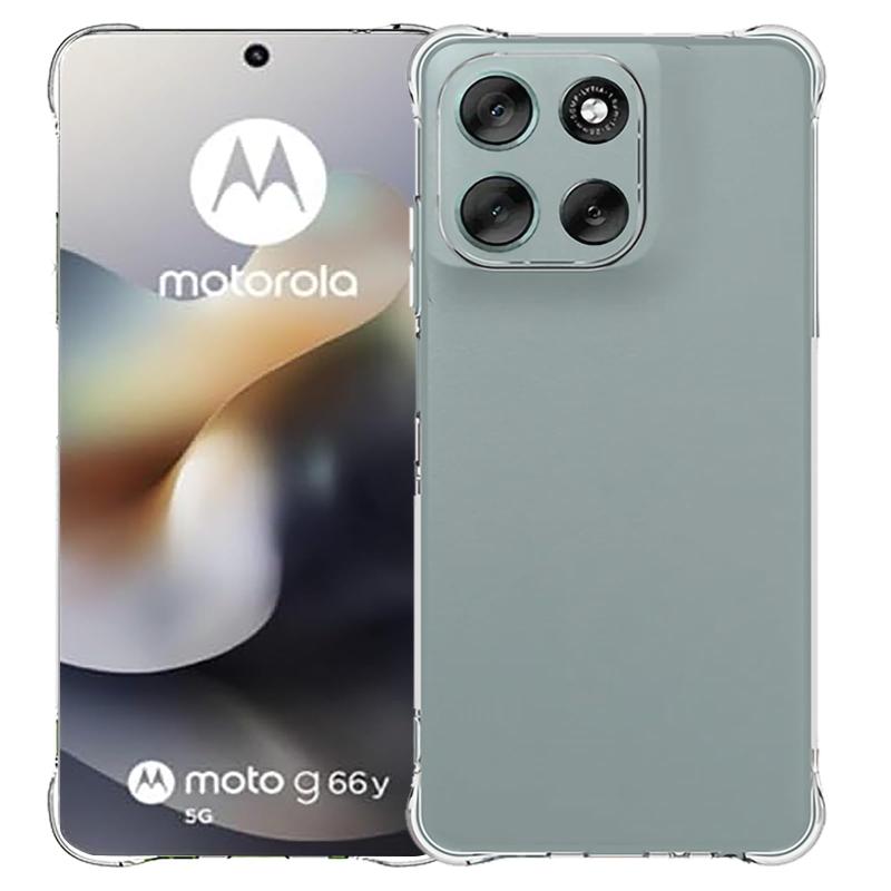For motorola g66j スマートフォン ケース motorola g66y 人気商品 専用保護ケース 耐衝撃 防汚 柔軟なTPU高透素材 軽量薄型ソフトケース 落下防止 シンプルデザイン 米軍MIL規格 滑り止め ShellCh...