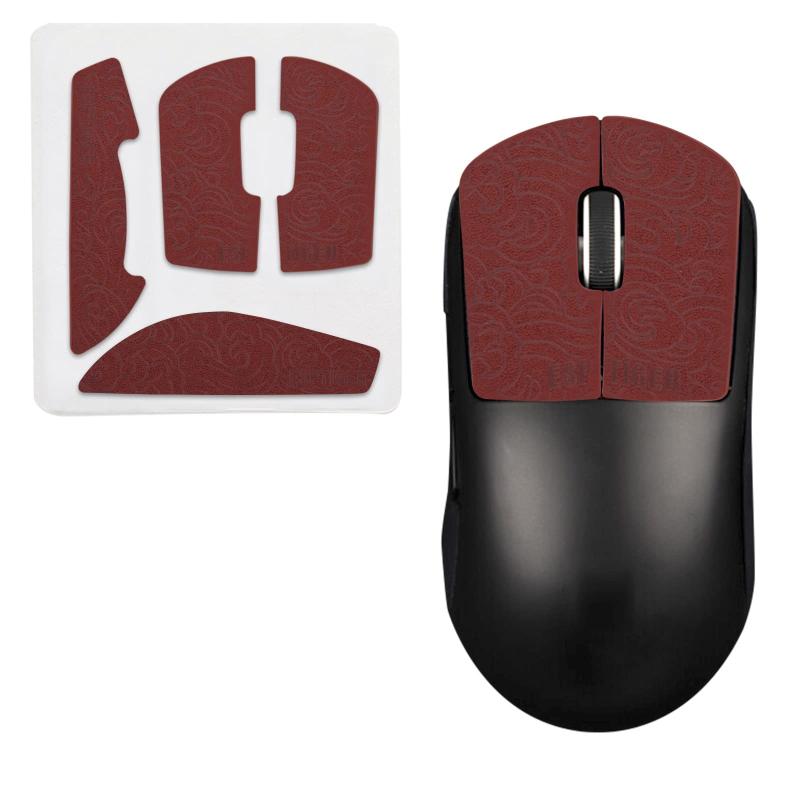 【生産終了 販売】 EsportsTiger マウス グリップ テープ カーマイン Logicool G PRO X Superlight Wireless ワイヤレス 用 マウスグリップ アンチスリップ テープ ゲーミングマウス 用 滑り...