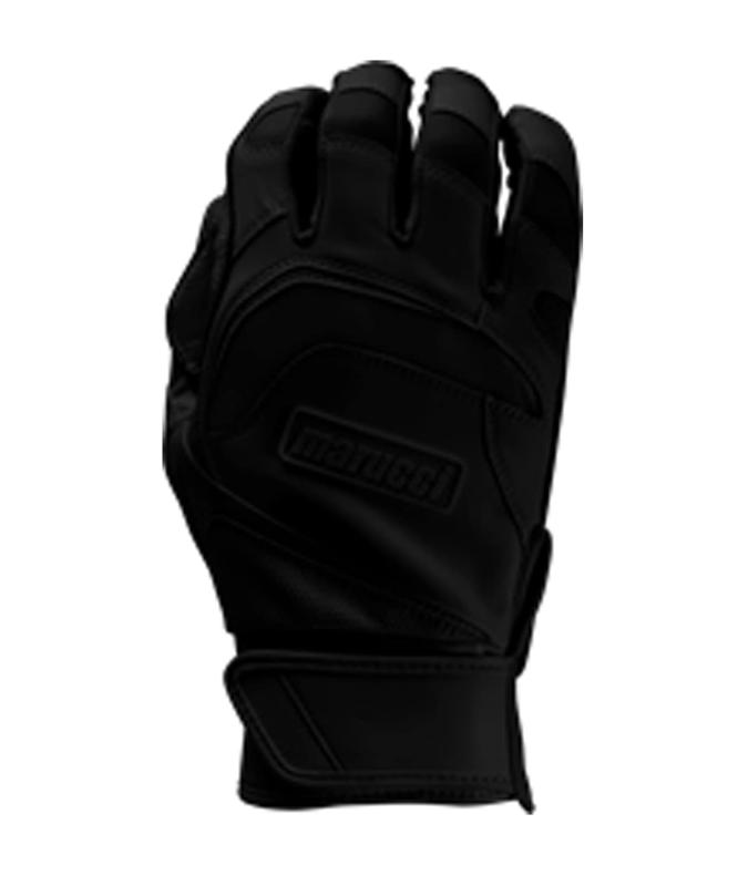 [マルーチ] 野球 バッティンググローブ 両手用 SIGNATURE BATTING GLOVES MBGSGN3-W/BK WH/BK L天然皮革(羊革)、合成皮革