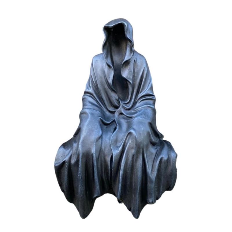 [S.T.S.G] 死神 幽霊 お化けゴースト 置物 オブジェ インテリア ユニーク ダーク 闇 プレゼント ギフト ハロウィン ガーデニングこの置物は、ミステリアスで神秘的な雰囲気を持っており人々に不思議な魅力を感じさせます。 ホラー映画...
