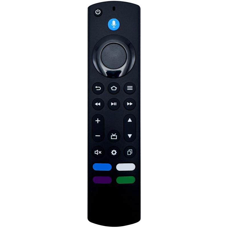 Kindsion 音声認識リモコン 対応Amazon Fire TV Cube（第3世代）、Stick 4K、Stick HD、Stick 4K Max（第2世代）、Panasonic、Pioneer Fireスマートテレビ用音声制御を備え...