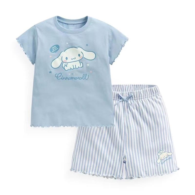 シナモロール クロミ 子供服 パジャマ セットアップ キッズ 綿 夏 半袖 上下セット ショートパンツ 部屋着 コットン かわいい おしゃれ ポケット付き 薄手 吸汗通気素材構成: 100% 綿生地の肌觸りはよく、部屋にリラックス著用できま...