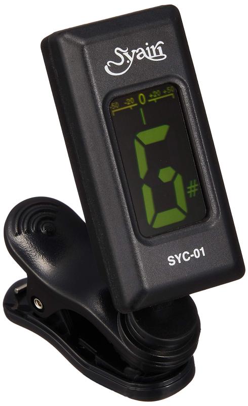 S.Yairi エスヤイリ クリップチューナー クロマチックタイプ Chromatic Clip Tuner 角度調整可能 SYC-01