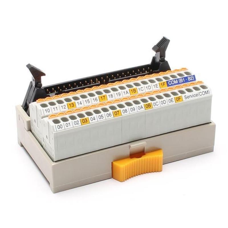 東洋技研 PCX(PLC対応モデル 分岐端子付)シリーズ コネクタ端子台 横型 M2/MIL40極 入力用 PCX-1H40-TB40-M2-X●入数(個):1<br>●取付方向:横型<br>●結線タイプ:M2-X/...