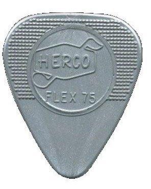 Jim Dunlop ギターピック Herco Nylon Flat Picks Flex 75 HE211P シルバー材質：ナイロンFlex75 HEAVY シルバーHercoは、厚くしっかりしたトーンを生みます