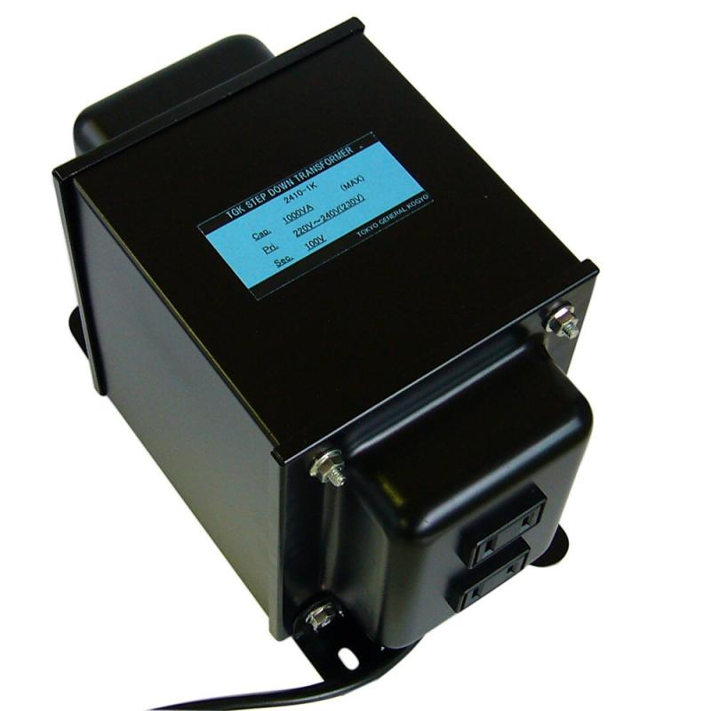 変圧器工房 日本製 変圧器 ステップダウントランス 1000W 220～240V→100V 欧州・中東・中国向け 2410-1K （海外滞在用）【仕様】定格容量：1000VA/入力電圧：AC220～AC240（50/60Hz）/出力電圧：1...