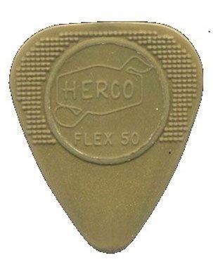 Jim Dunlop ギターピック Herco Nylon Flat Picks Flex 50 HE210P ゴールド材質：ナイロンFlex50 MEDIUM ゴールドHercoは、厚くしっかりしたトーンを生みます