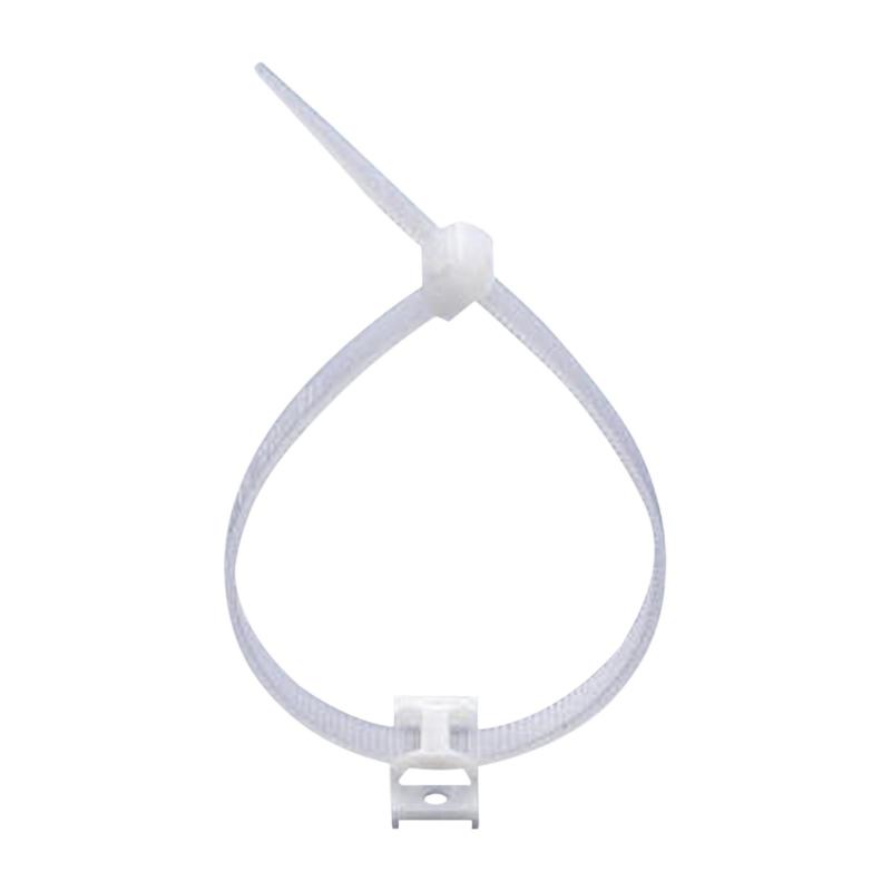 因幡電工 配管固定サドル スリムダクト用結束バンド+サドル SL-300入数:1個材質:PE(SLバンド)、POM(SLサドル)