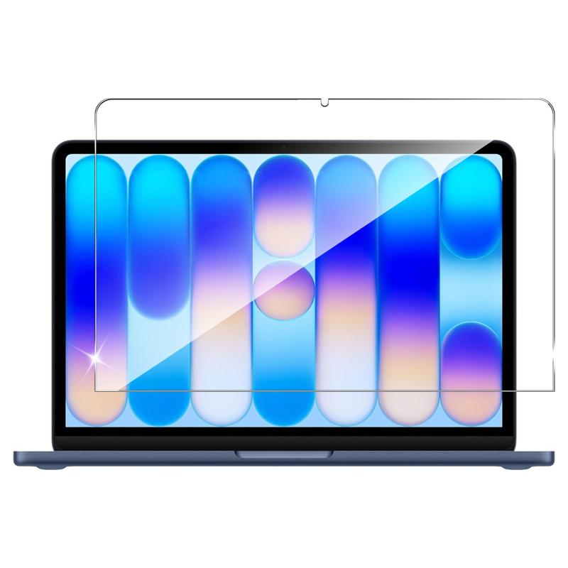 For Apple MacBook Neo フィルム 13インチ A18 Pro 2026年モデル 強化ガラス 保護フィルム 薄型設計 硬度9H 高透過率 指紋防止 撥油コーティング 気泡防止 自動吸着 飛散防止 簡単貼り付け MacBoo...