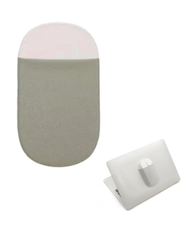 SAKIRABITO マウスケース 収納ポケット マウスバッグ 貼付け 持ち運び ノートパソコン用スリーブ PU【粘着式のマウスホルダー】 ・ノートパソコンに簡単に貼り付けることができます。 ・接着剤がパソコンに残りません。 ・簡単に貼って...